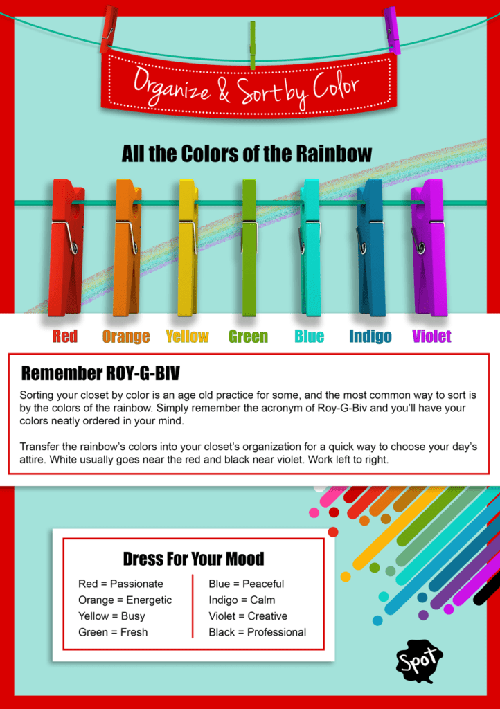 What Does ROY G BIV Stand for? | How do you Organize by Color